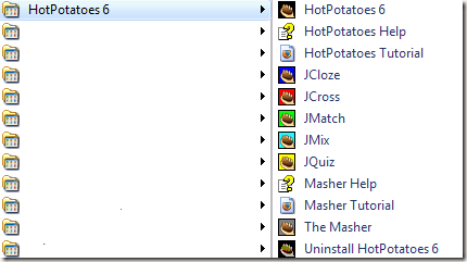 Aprendo_Cri@ndo: Iniciando o Hot Potatoes